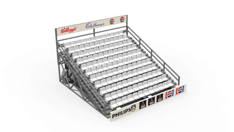 Large modular grandstand (8 variants) - Astrobase International
