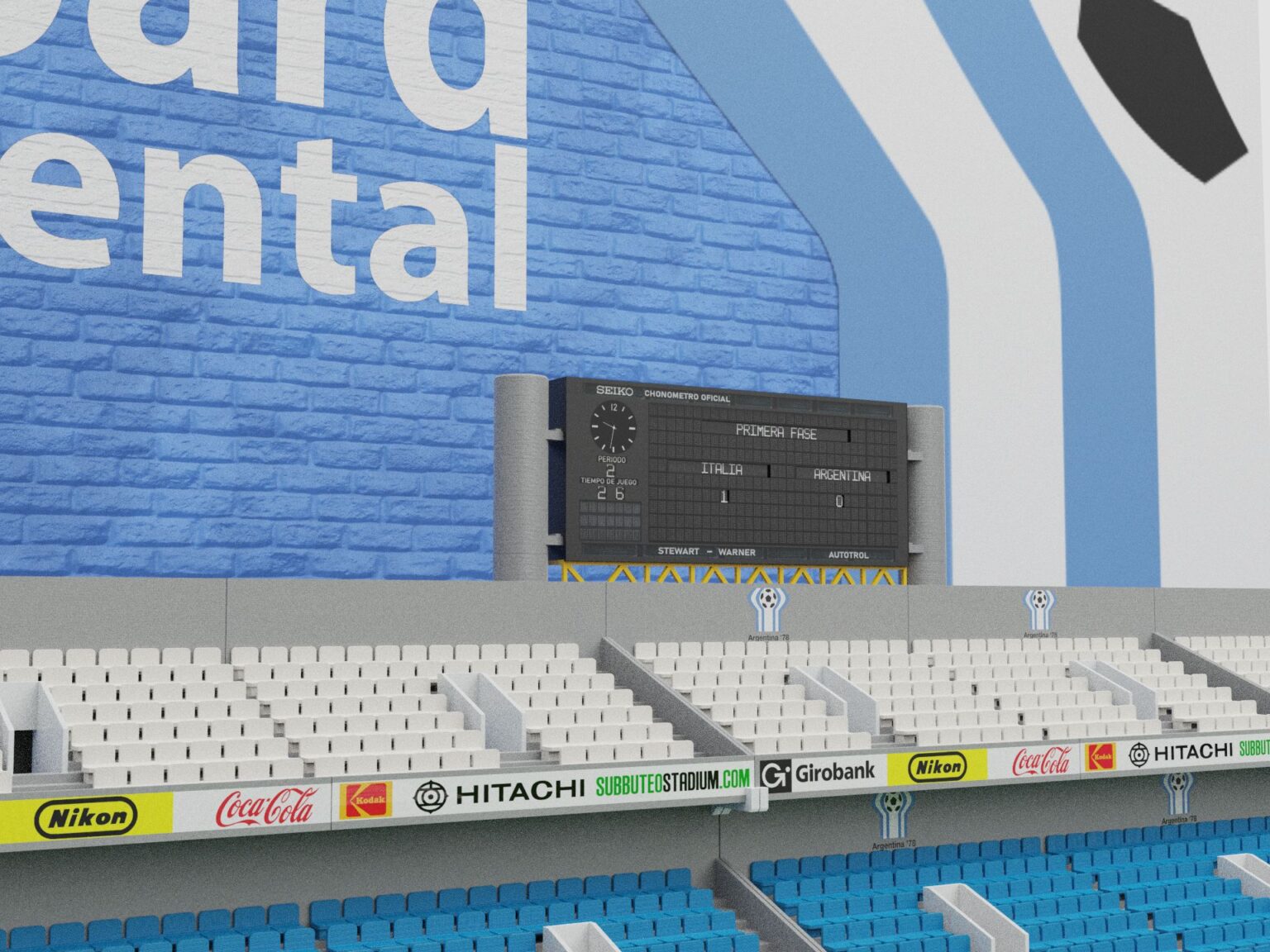 El Monumental scoreboard - Astrobase International