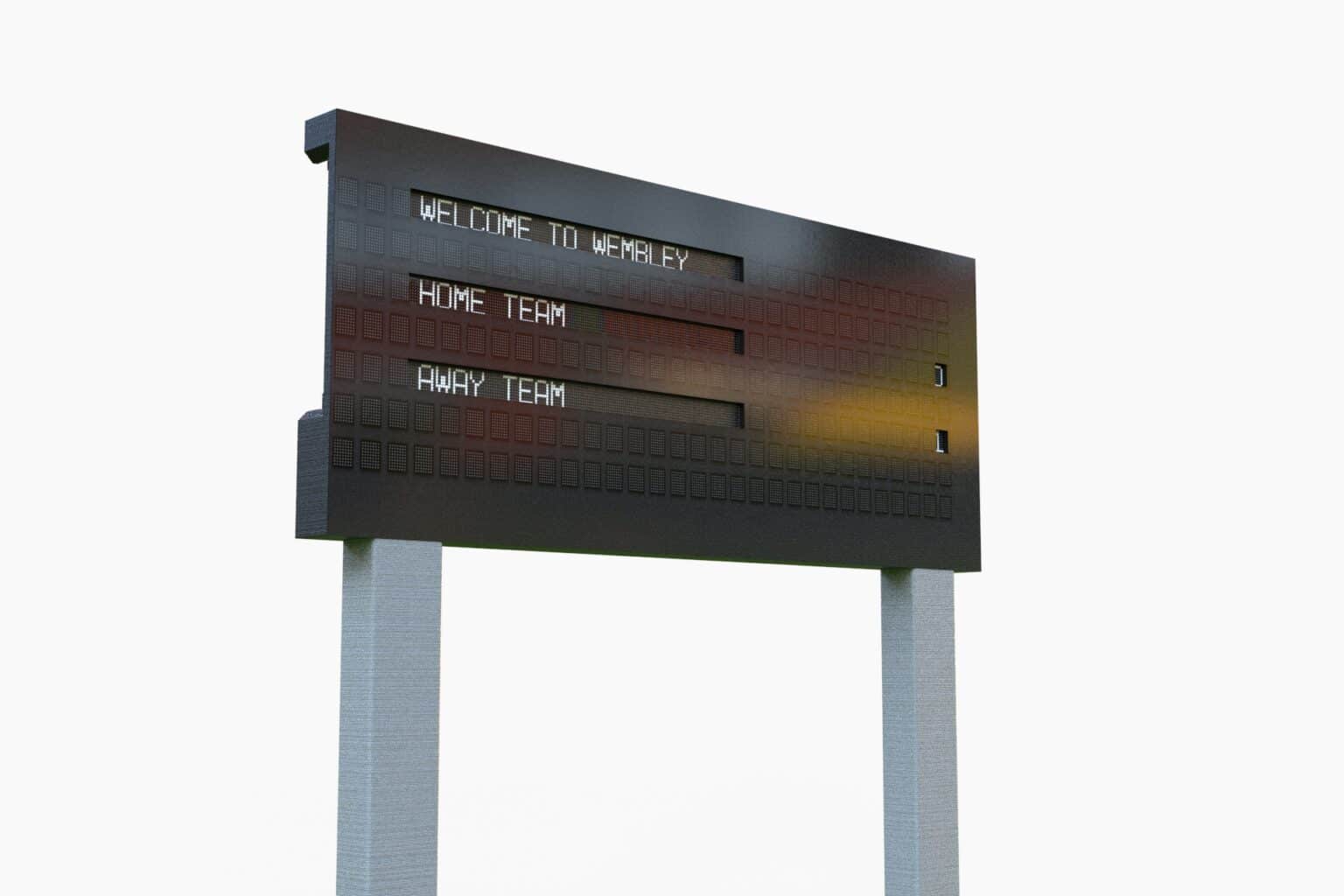 Wembley Stadium scoreboard – London – 1970s - Astrobase International