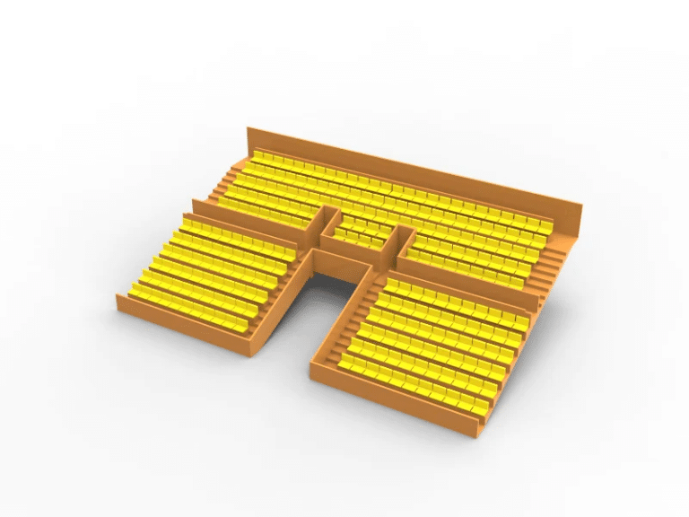 254 seats for the Subbuteo two-story stand, Tunnel Version. - Astrobase ...